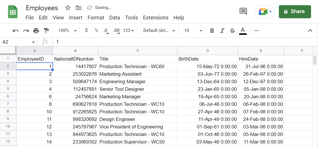 Copy Data From The Results Grid