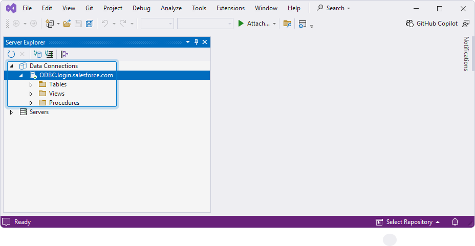 Connect Microsoft Visual Studio to Salesforce