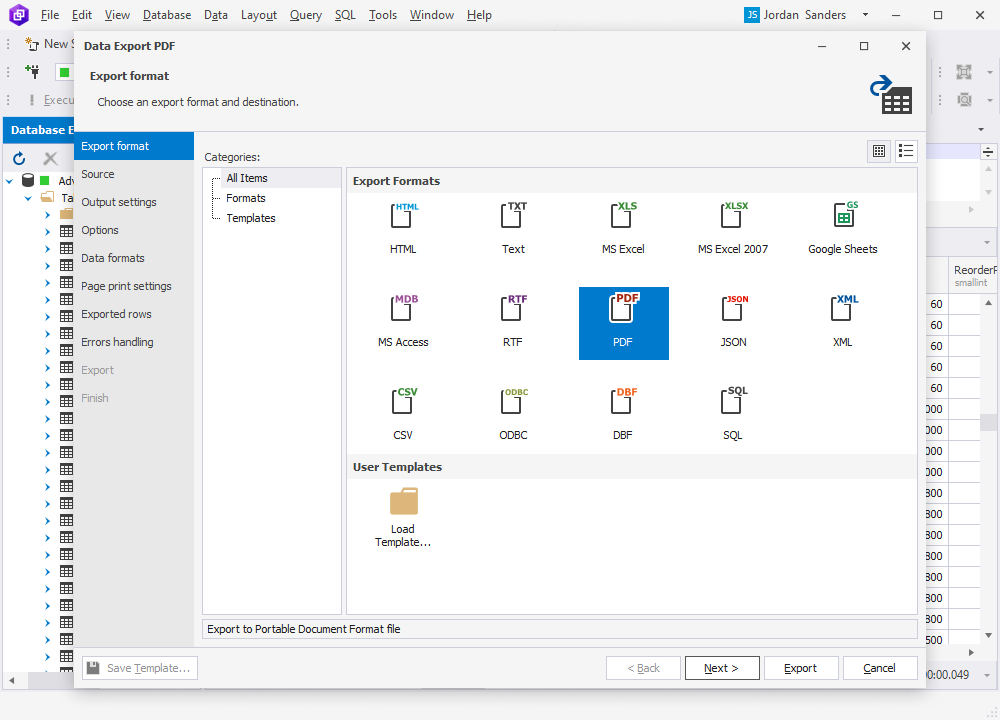 How To Export SQL Server Data To PDF