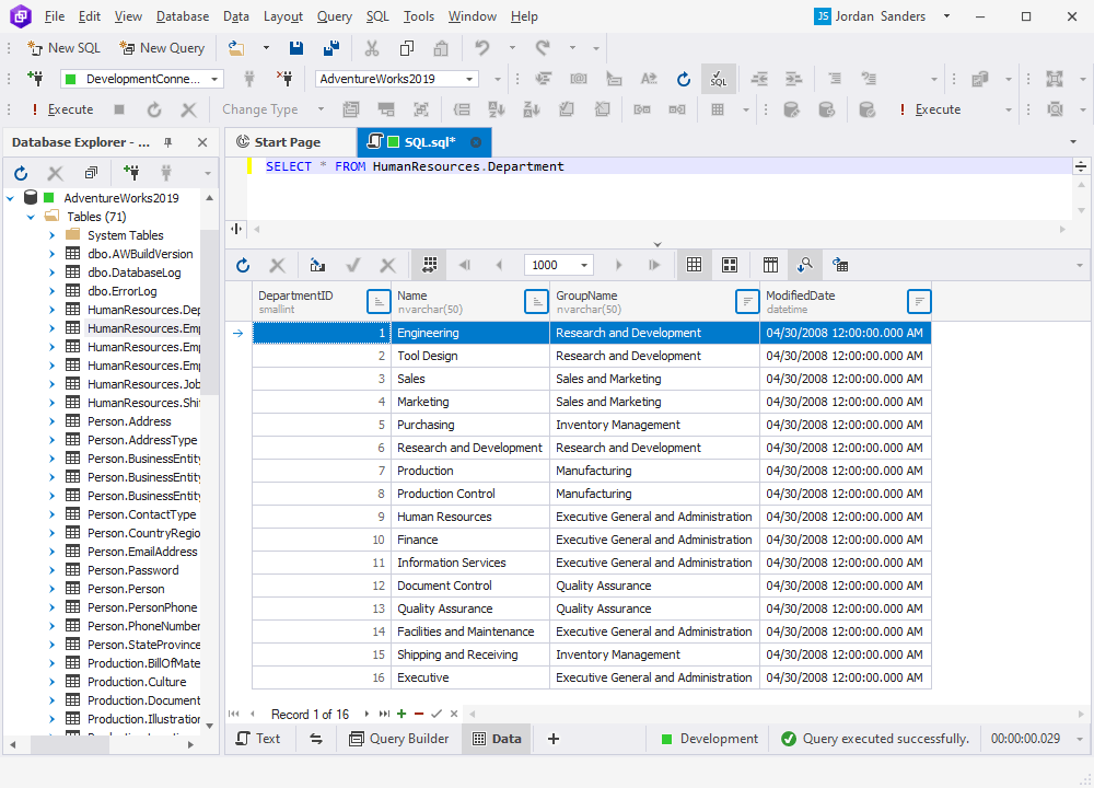 Sort And Group Data