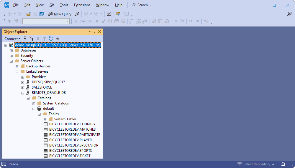 Compare and sync data with a SQL ODBC Linked Server as the source