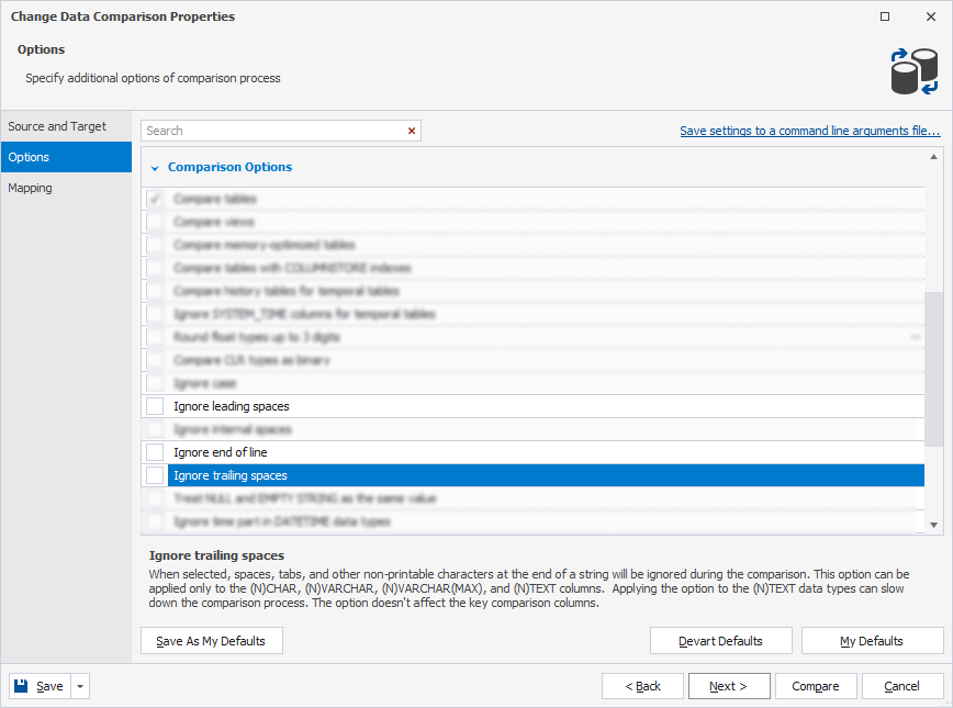 Troubleshooting differences in identical databases