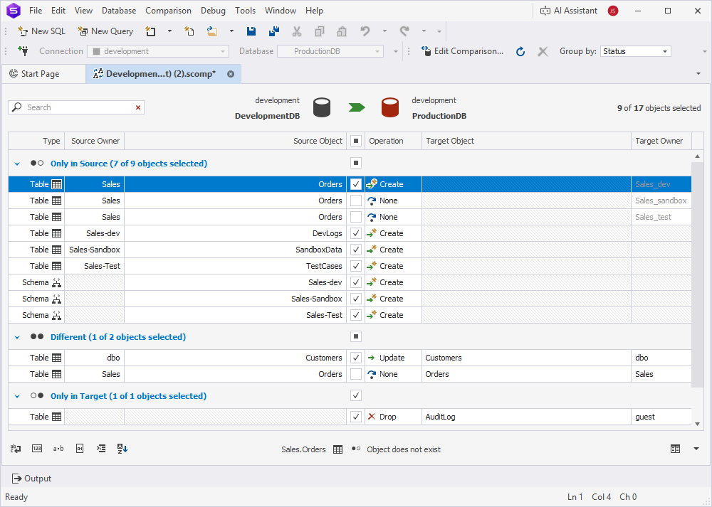 Custom schema mapping
