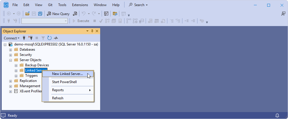 Compare and sync data with a SQL ODBC Linked Server as the source