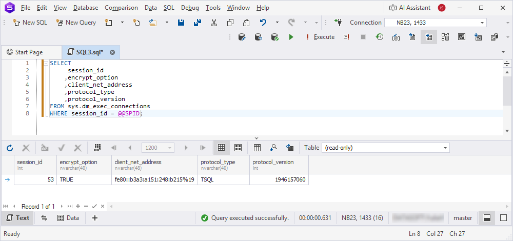How to encrypt data in transit and at rest in SQL Server