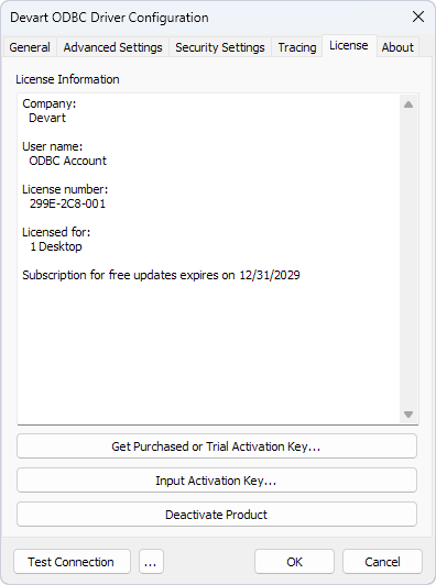 Remote Deployment and Activation - ODBC Driver for Trello