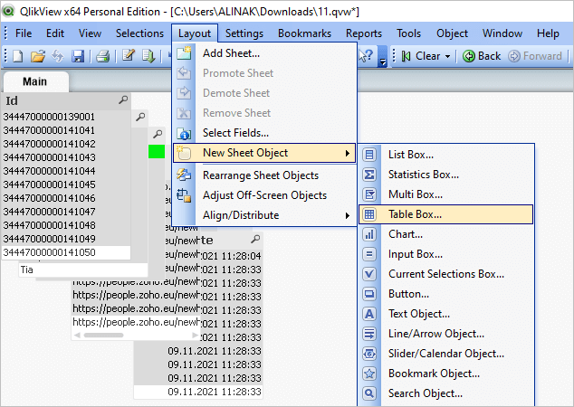 Connecting QlikView to Zoho Projects via ODBC Driver