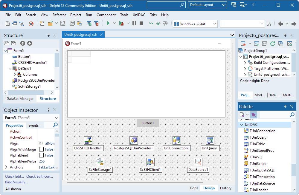 Connecting To Postgresql Through Ssh In Delphi 6036