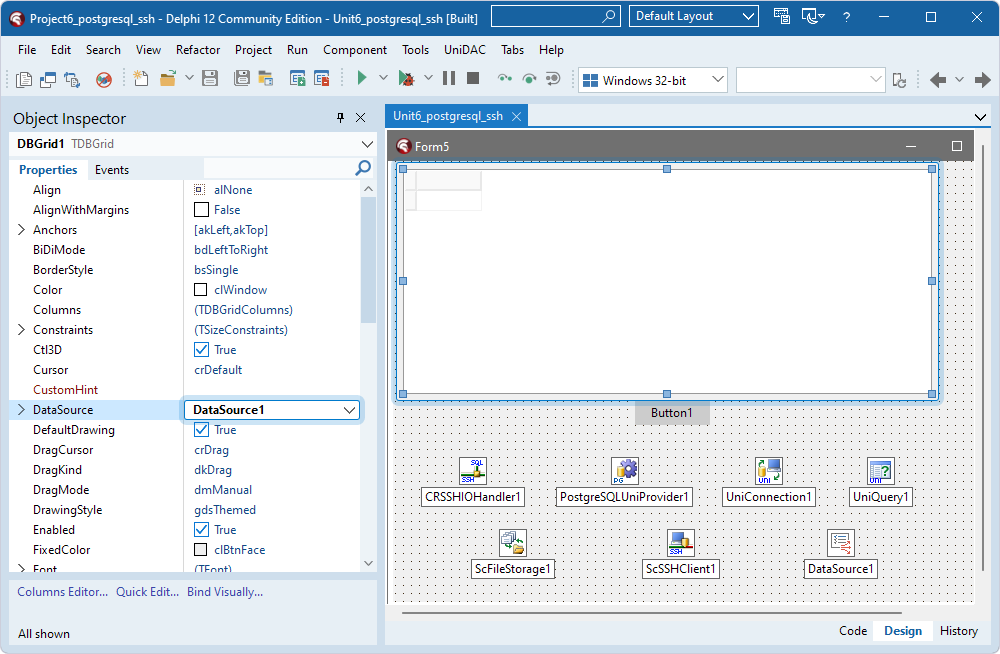 Connecting To Postgresql Through Ssh In Delphi 5920